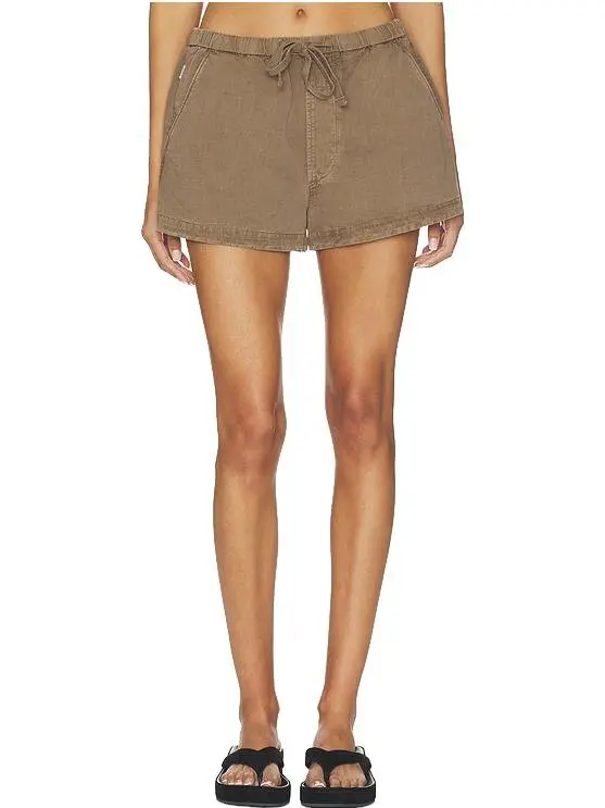 Citizens Of Humanity Este Drawstring Shorts - Cocoa