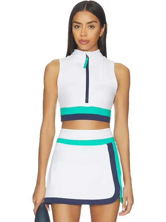 Beach Riot Etta Cropped Top - Twilight Tides Colorblock