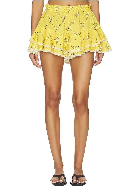 SIEDRES Altea Skirt - Yellow