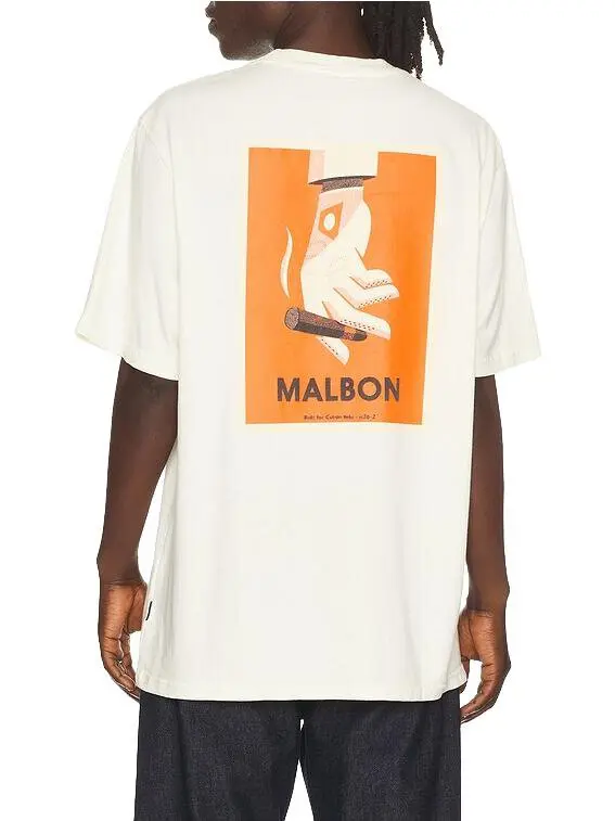 MALBON Bermuda Cigar Tee - Cream