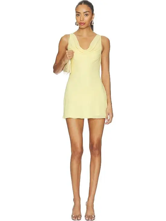 Tularosa Solange Mini Dress - Baby Yellow