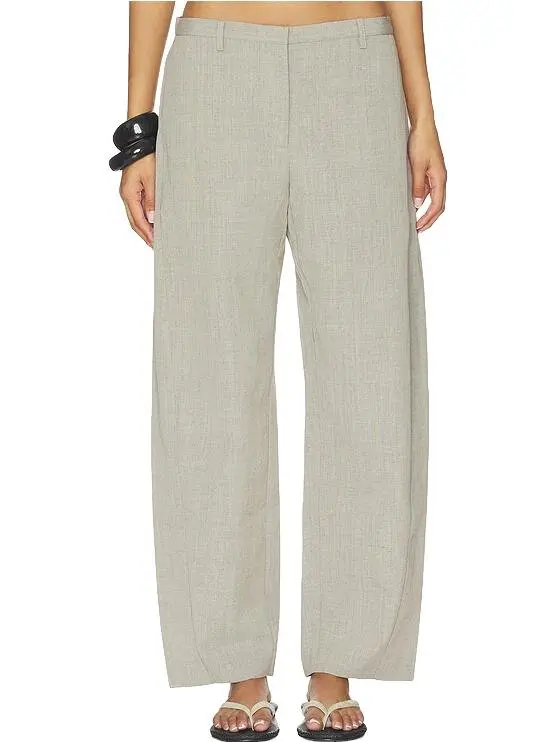 ST. AGNI Fine Band Balloon Pants - Pebble Melange