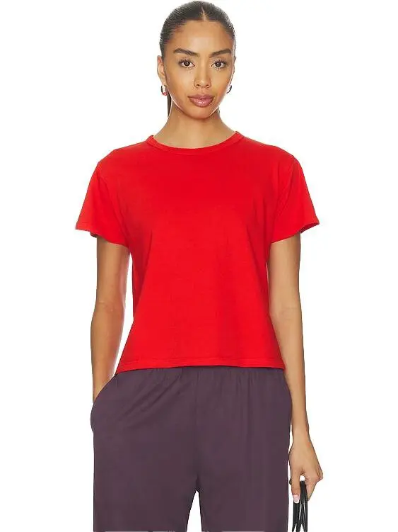 LESET The Margo Tee Red - Cerise