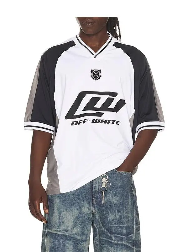 Off-White Team Soccer Jersey - White