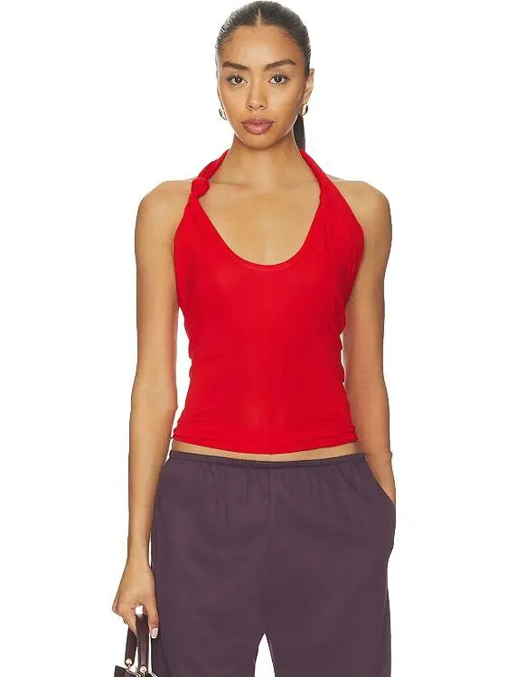 Helmut Lang Twist Dancer Halter Top - Adrenaline Rush