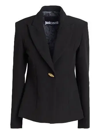 Just Cavalli Single-breasted Blazer - Black