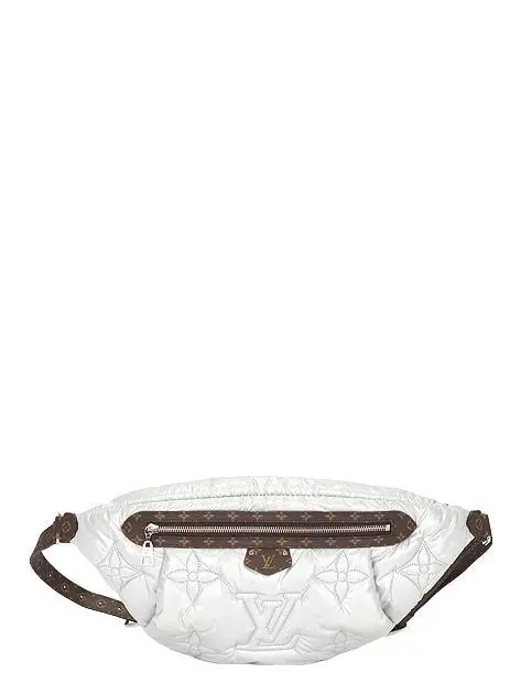 FWRD RENEW Louis Vuitton Econyl Monogram Pillow Bumbag - Silver