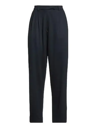 CRUNA Virgin Wool & Acrylic Tapered Pants - Blue