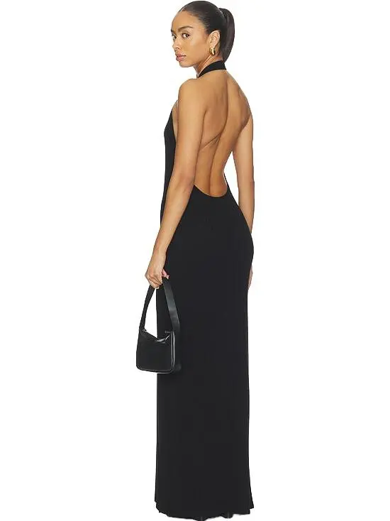 NILI LOTAN Ivenka Maxi Dress - Black
