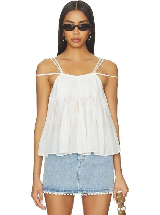 LOVERS AND FRIENDS Poppy Top - White