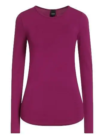 Pinko Long Sleeve T-shirt In Viscose And Elastane - Magenta