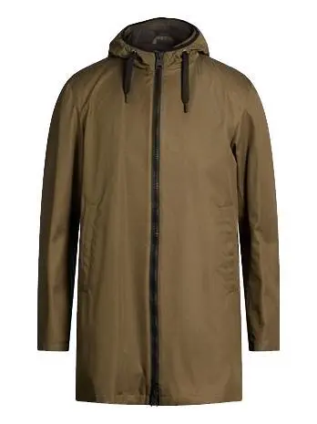 Herno Military Cotton Parka With Zip Fastening - Green