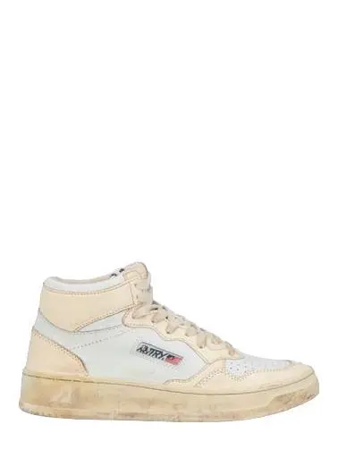 AUTRY High-top Leather Sneakers With Logo Detail - White