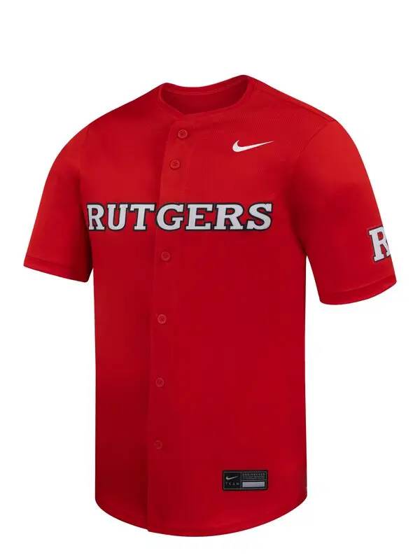 Nike Rutgers Dri-fit Baseball Jersey - Red