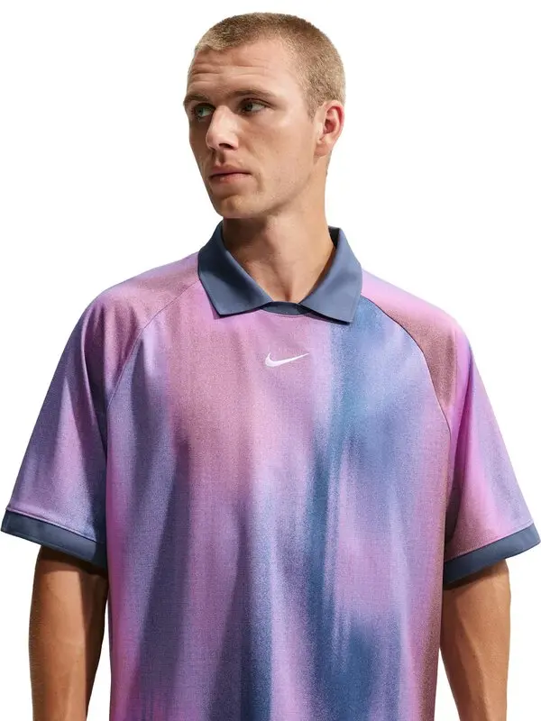Nike Sb "sunset" Dri-fit Jacquard Skate Jersey - Purple