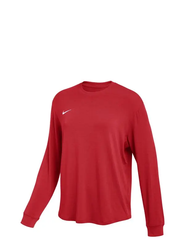 Nike Relaxed Long-sleeve Top - Red