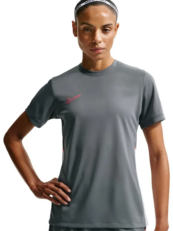 Nike Academy Dri-fit Soccer Top Short Sleeve - Grey