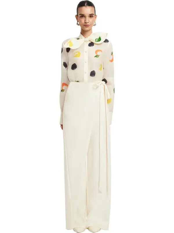 LEO LIN Felicity Wrap Pants - Snow