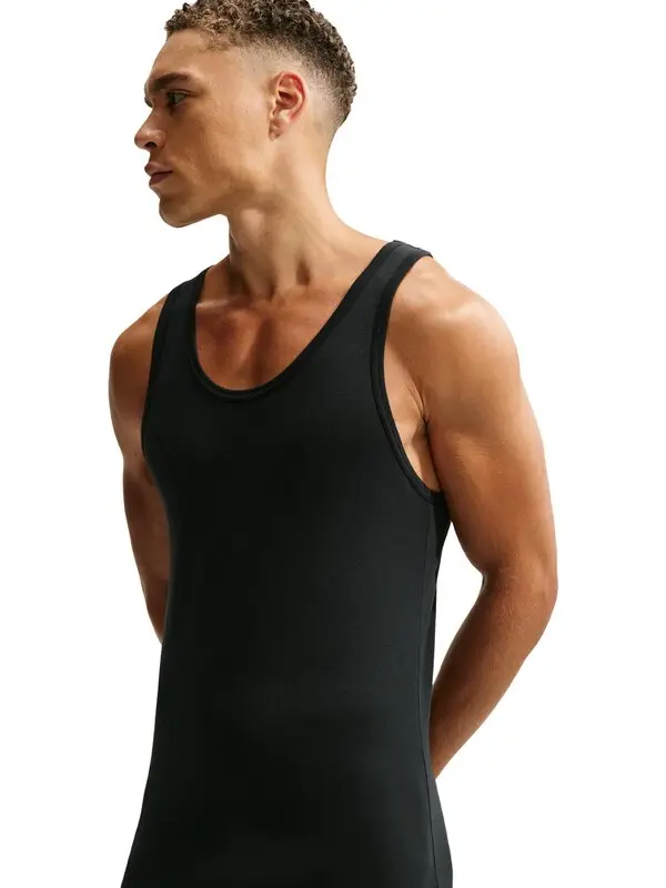 Nike Essential Stretch Cotton Dri-fit Tank Top - Black