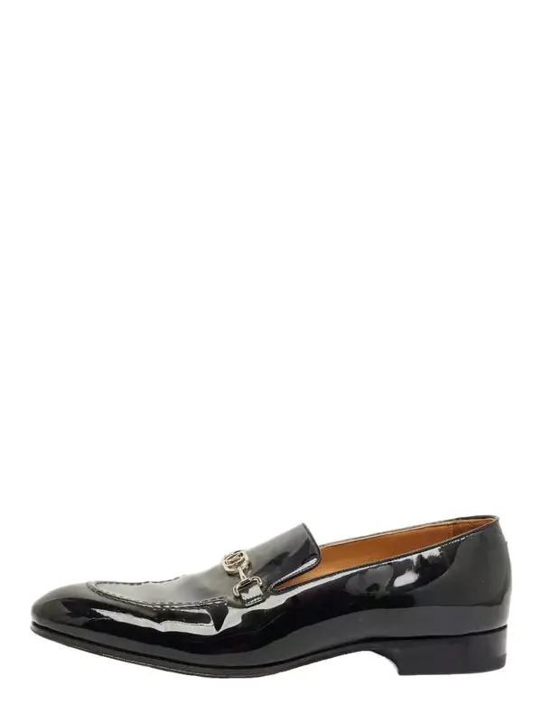 LOUIS VUITTON Smooth Leather Loafers - Black