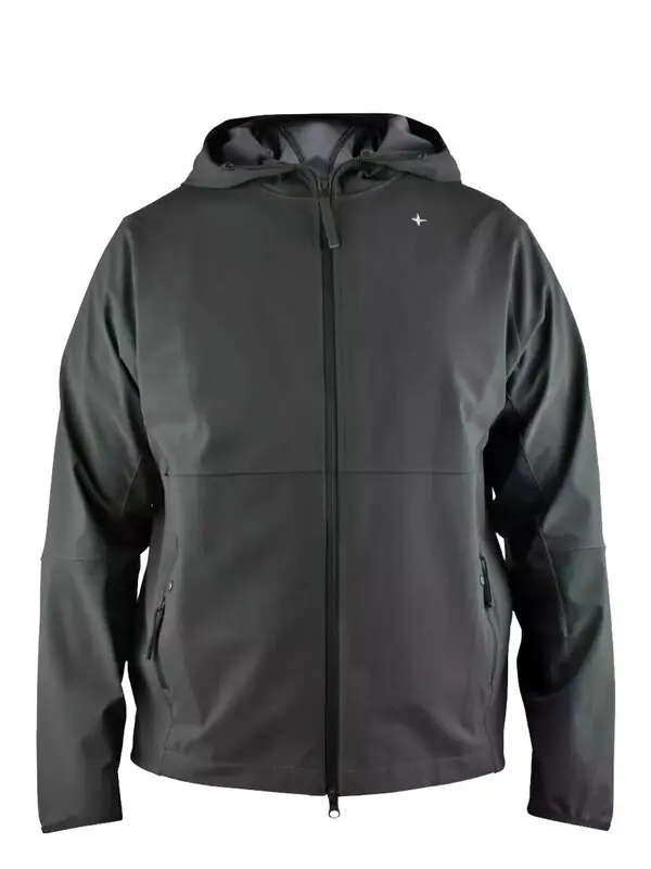 Stone Island Hooded Zip Jacket - Grey