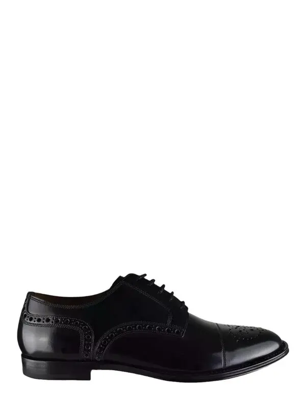 Dolce & Gabbana Perforated Lace-up Oxford - Black