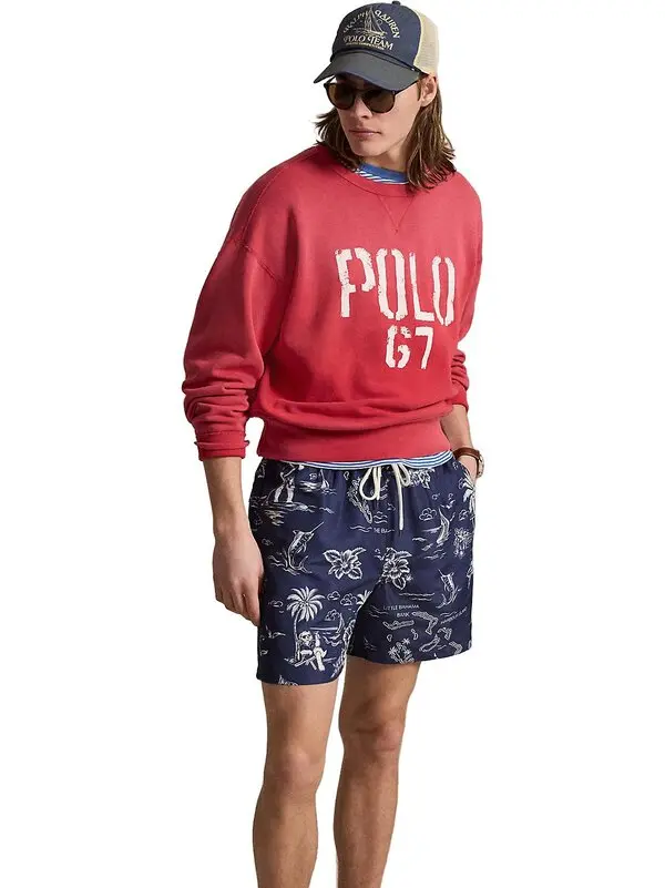 Ralph Lauren 5.75-inch Traveler Polo Bear Swim Trunk - Harbor Island Bear