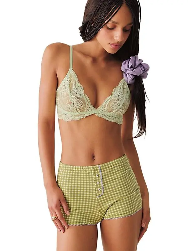 BUTTERCUP Organic Cotton Bloomer Shorts - Dill Pickle