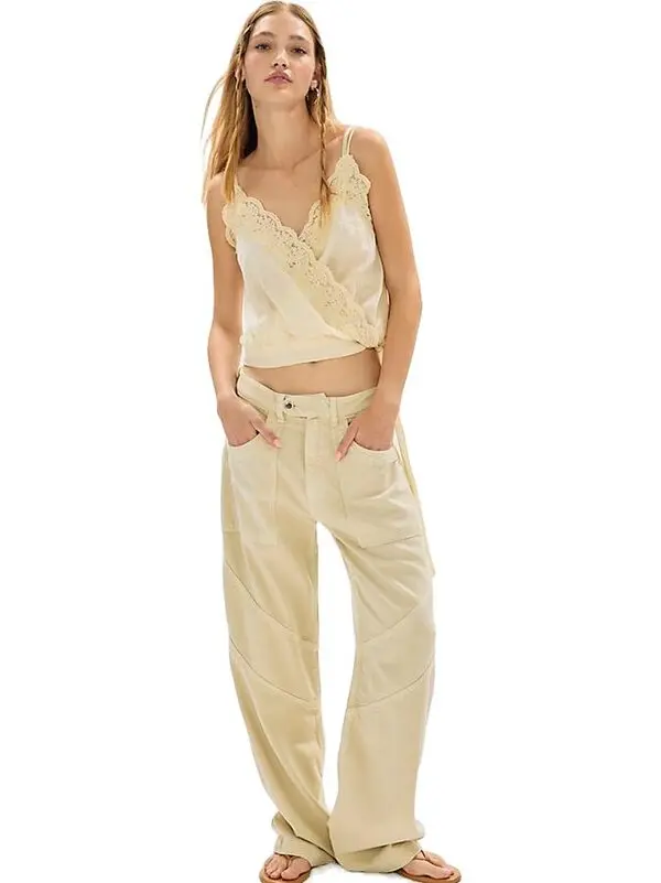 ICON DENIM LOS ANGELES Lyra Cargo Jeans - Desert Wash