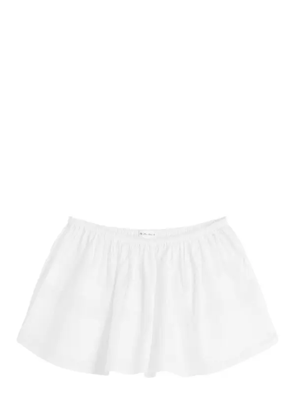 MY MUM MADE IT Pleated Mini Skirt - White