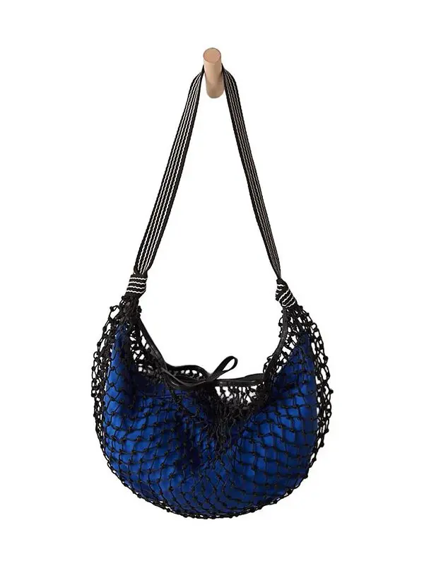 Free People Silver Springs Sling Bag - Black/cobalt