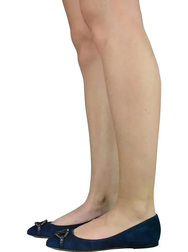 Valentino Garavani Logo Ballerinas - Blue
