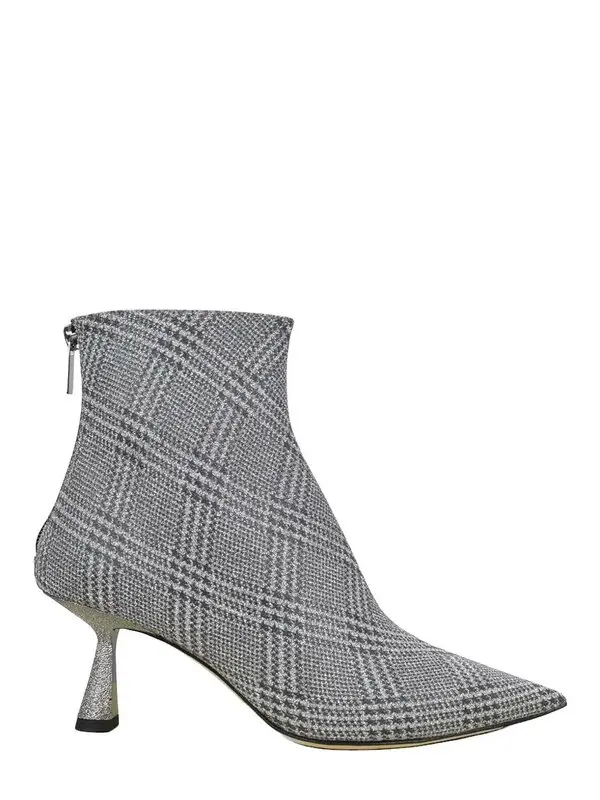 JIMMY CHOO Kix Plaid Glitter Boots - Grey