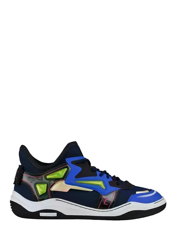 LANVIN Diver Sneakers With Contrasting Inserts - Blue