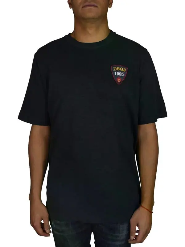 Dsquared2 Patch Oversized T-shirt - Black