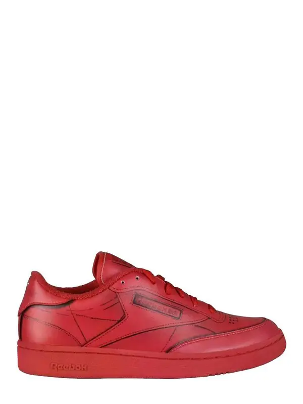 MAISON MARGIELA Project 0 Club C Graphic-print Sneakers - Red