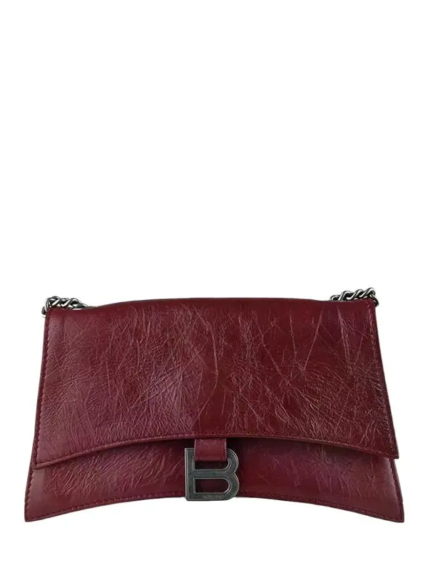 Balenciaga Mini Crush Shoulder Bag - Red