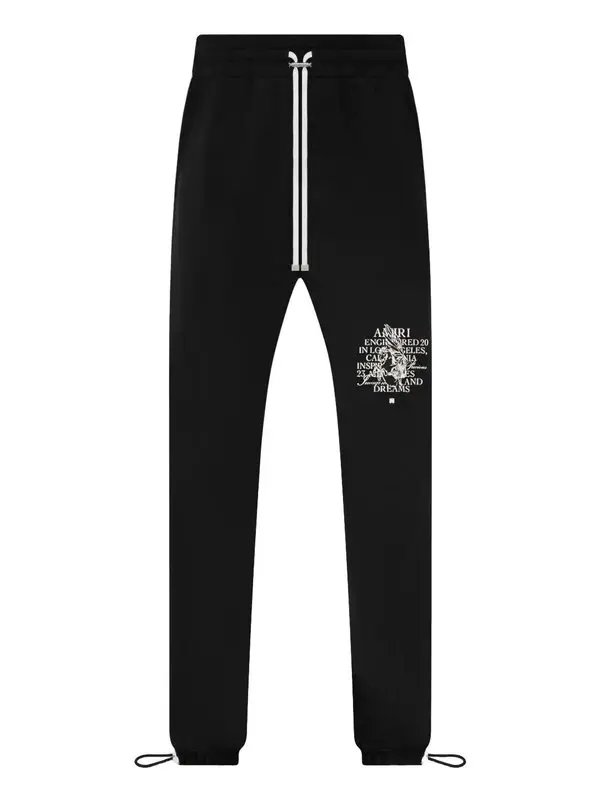 Amiri Logo-print Track Pants - Black