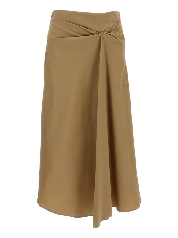 Max Mara Midi Skirt - Brown