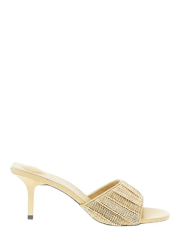 Jacquemus Cubist Mule Sandal - Beige