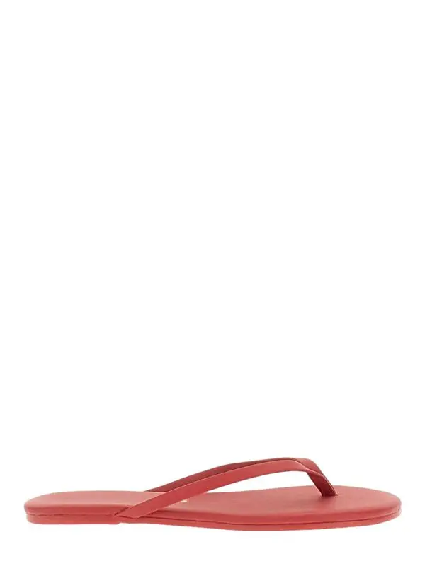Tkees Solid Flip Flops - Red