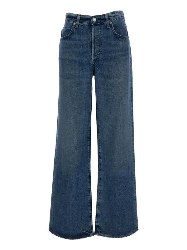 Citizens Of Humanity Annina Wide Leg Jeans 33in - Blu