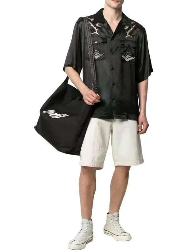 DIESEL® Panelled Denim Shorts - Neutrals