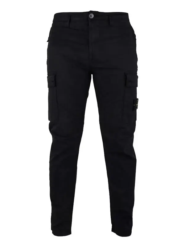 Stone Island Cargo Pants - Black