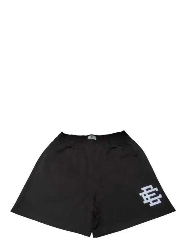 ERIC EMANUEL Ee Basic Logo-print Shorts - Brown