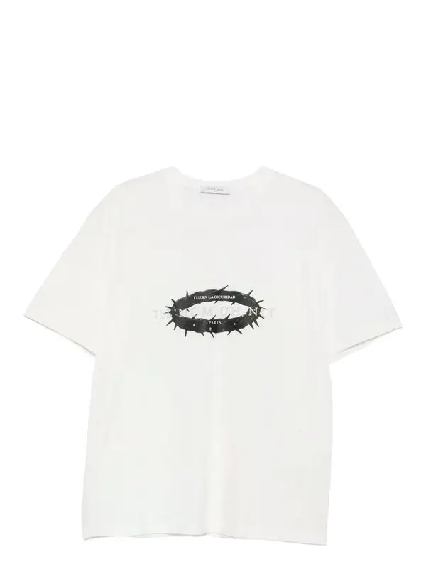 IH NOM UH NIT Graphic-print T-shirt - Neutrals