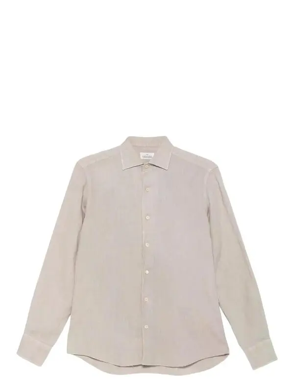 ALESSANDRO GHERARDI Regent Spread-collar Shirt - Grey
