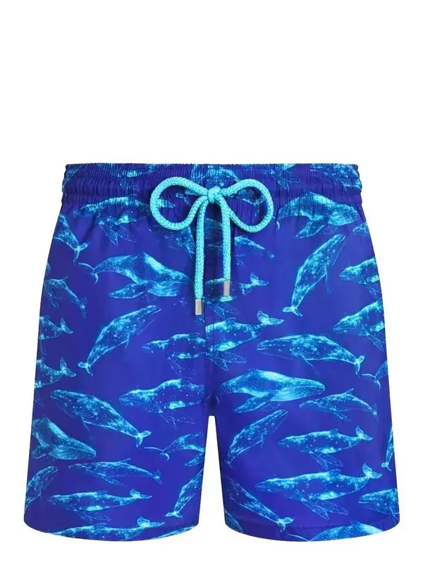 Vilebrequin Vilebreun Whale Print Swim Shorts - Blue