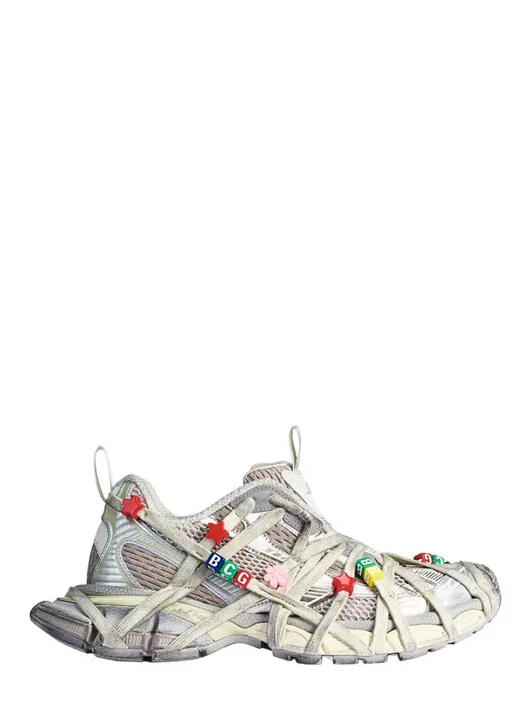 Balenciaga 3xl Extreme Lace Sneakers - Pink