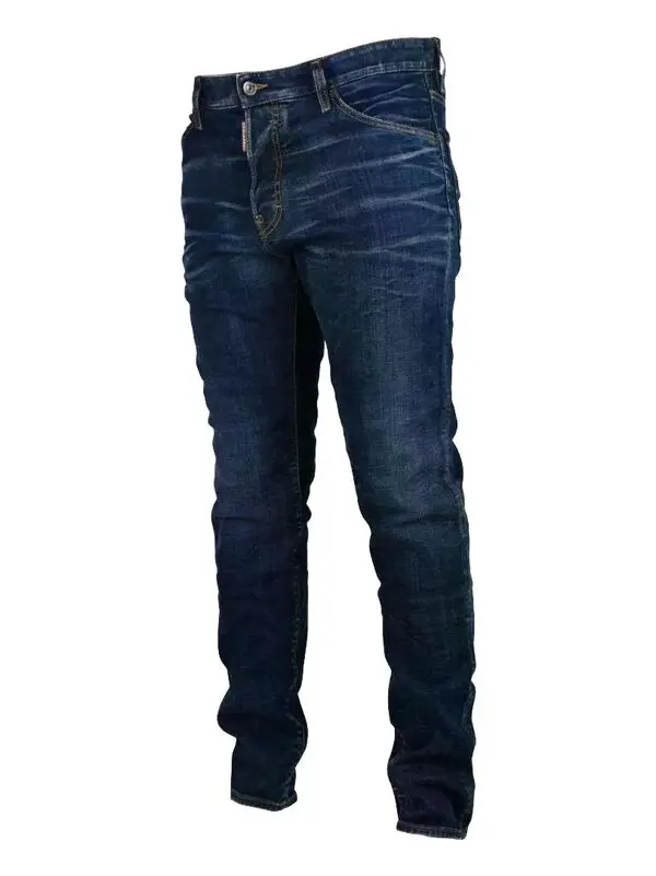 Dsquared2 Faded Five-pocket Jeans - Blue
